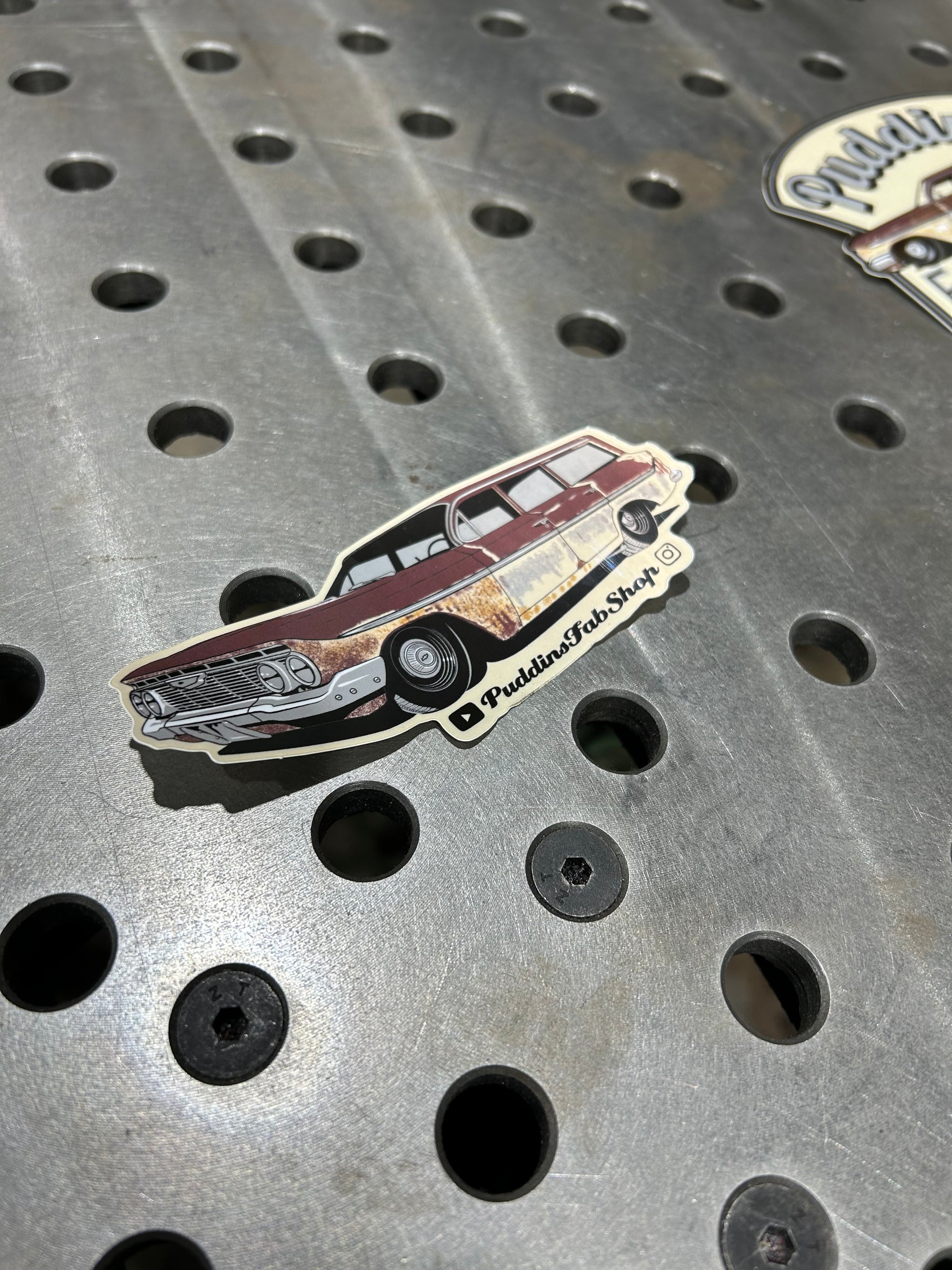 *Wagon angle Sticker – Puddin's Fab Shop