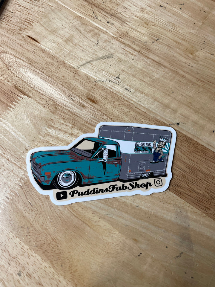 *Datsun Truck Sticker – Puddin's Fab Shop